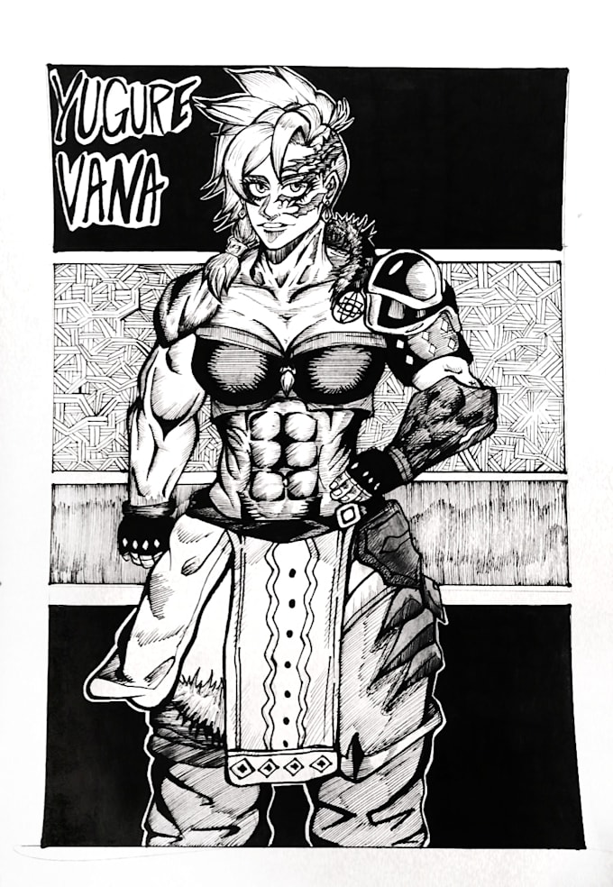 Design your character in any preferred style by Traditionalmon | Fiverr