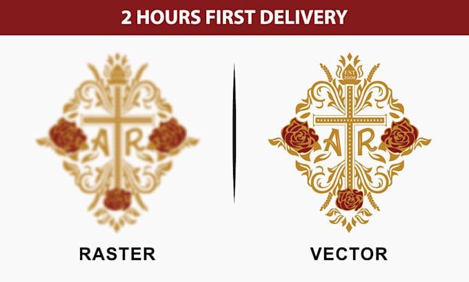 Do vector tracing, redraw logo, clean up and convert vector by Dk_vector | Fiverr