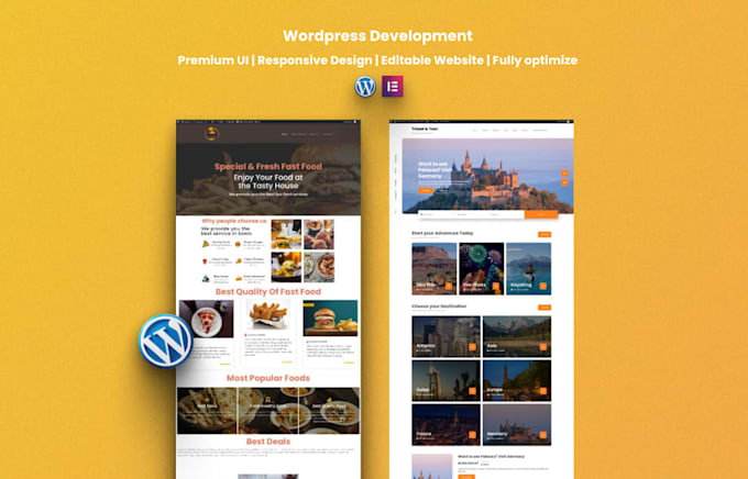 Build responsive wordpress website design, redesign, or website development by Danialashraf939 ...