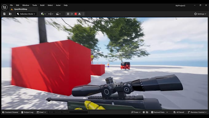 Create unreal engine fps animations, weapon animation, scope by Rashmika_1 | Fiverr
