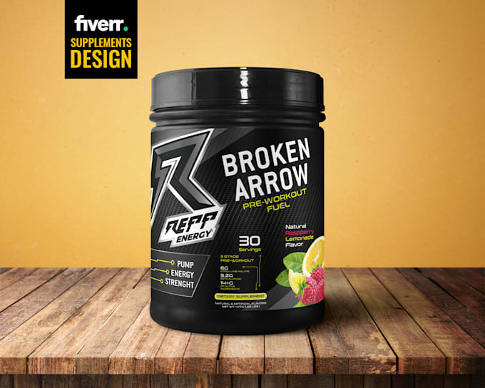 Create a professional and custom supplement label design by Sultan ...