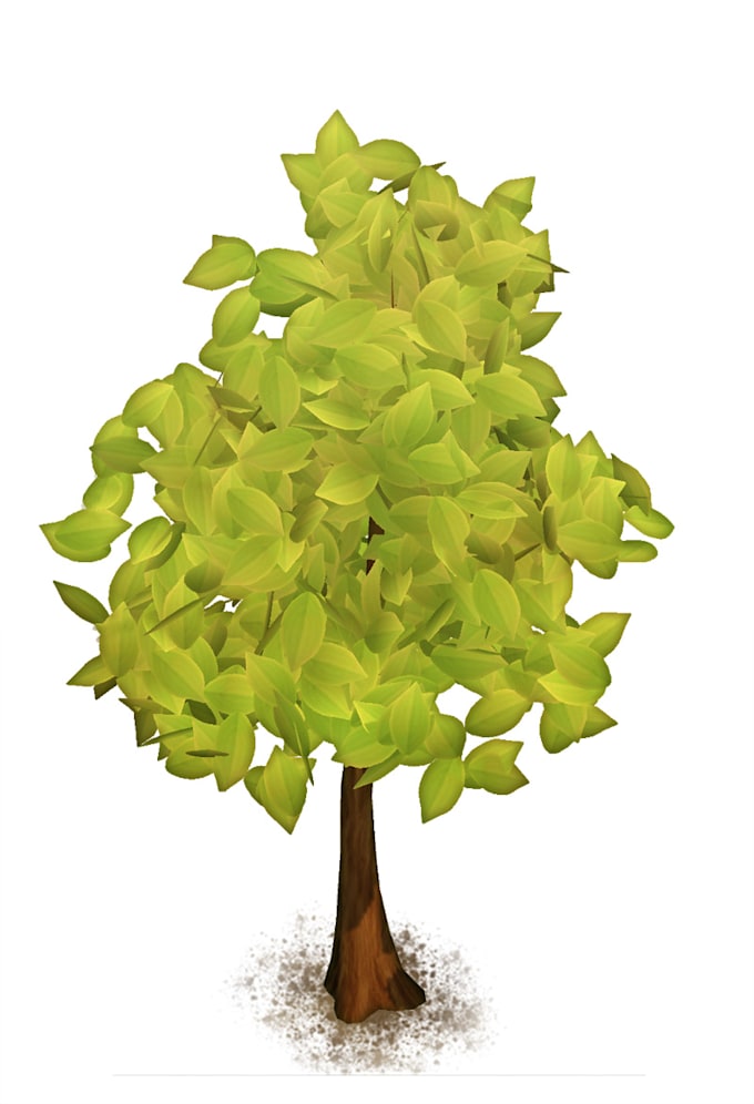 Create 2d isometric deciduous trees for games by Marvin_garzmann | Fiverr