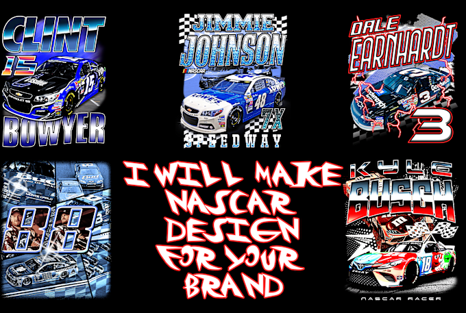 Make a nascar design digital car for your brand by Jhnart | Fiverr