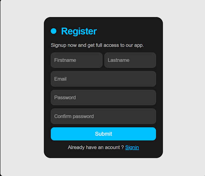 Create login forms for any type of website by Msk_coder | Fiverr