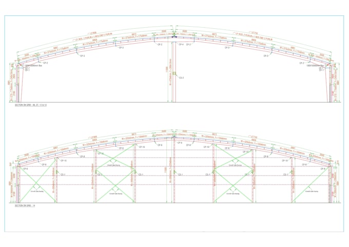 Draw steel framing drawings for you by Jamilhossen90 | Fiverr