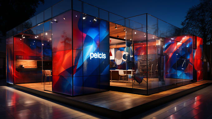 Create your stunning exhibition booth with ai by Matya_designer | Fiverr