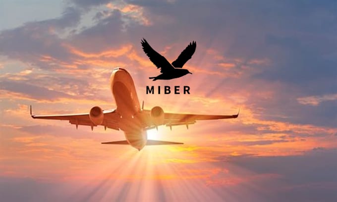 Create a professional logo design for the airline miber by ...