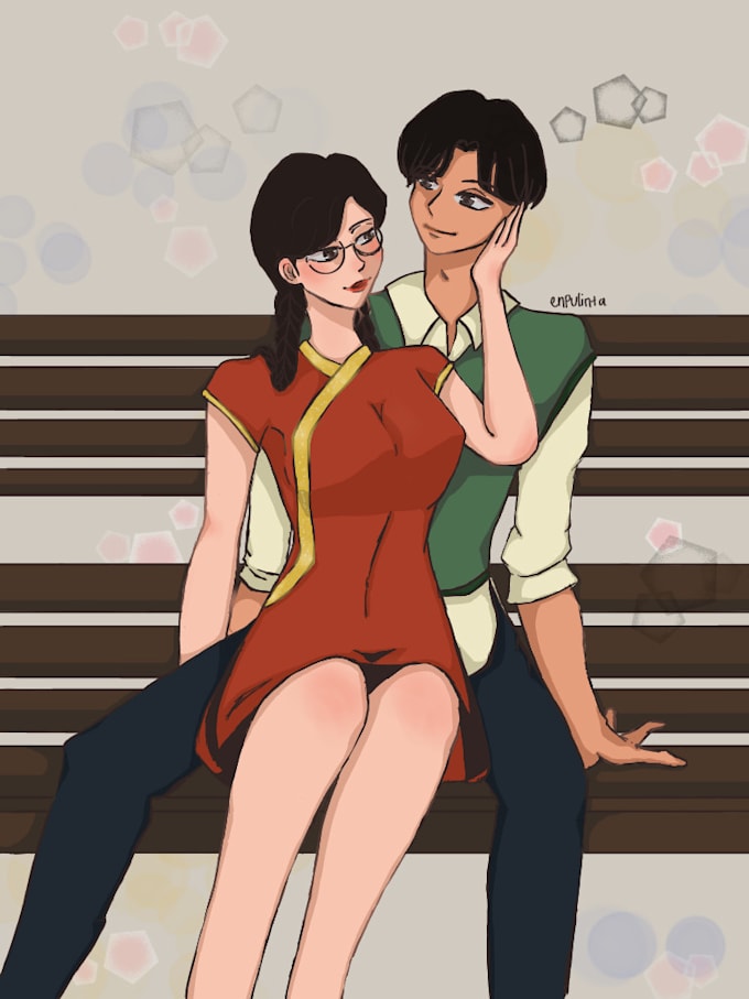 Draw Your Ocs In Anime Or Manhwa Art Style By Enpulinta Fiverr