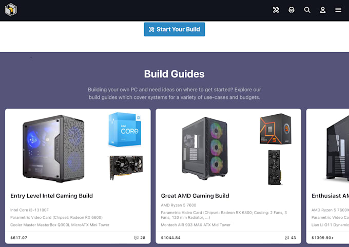 Create a custom pc list tailored to your needs by Swie_cheese | Fiverr