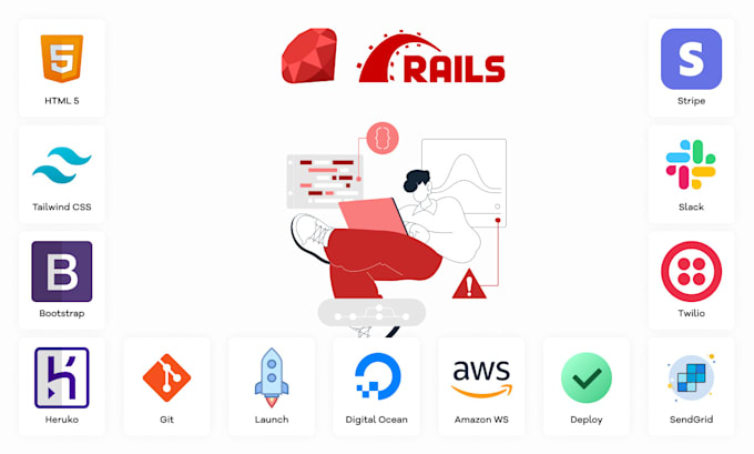 Develop or fix bugs of your ruby on rails application by Vectoraxises | Fiverr