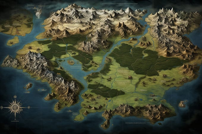 Design high quality fantasy and historical maps by Malleomox | Fiverr