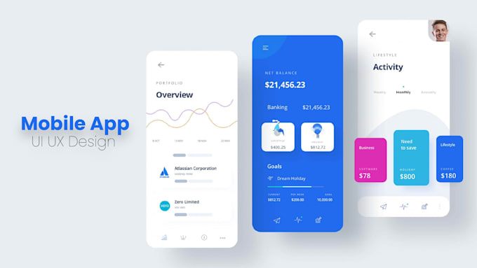Do mobile ui ux design, app ui ux design and web ui design by Sheikh__bilal | Fiverr