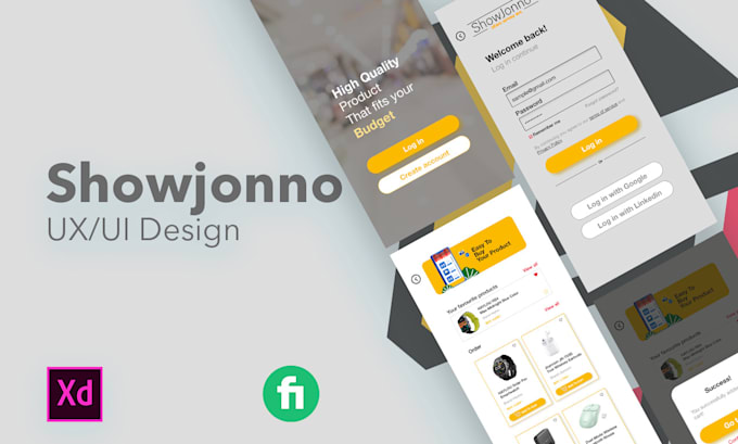 Create dynamic ui ux design transform your user experience by Rhinelol | Fiverr