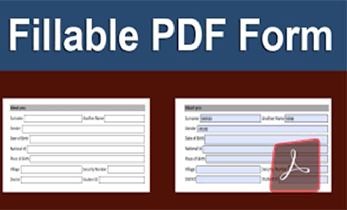 Convert your document to a fillable pdf form by Ripa_begum_01 | Fiverr