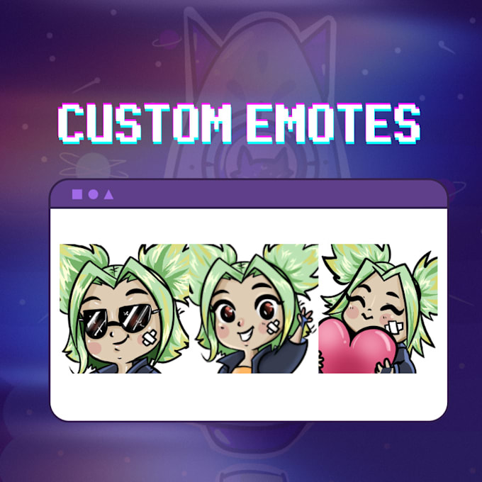 Do emotes for your twitch by Rizzoliarts | Fiverr