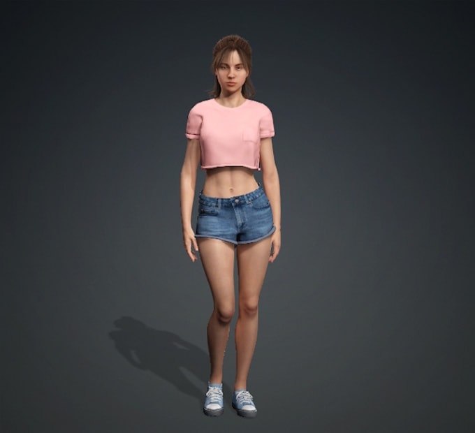 Create a realistic 3d character model by Thunderwolf_ | Fiverr Create a realistic 3d character model by Thunderwolf_ | Fiverr