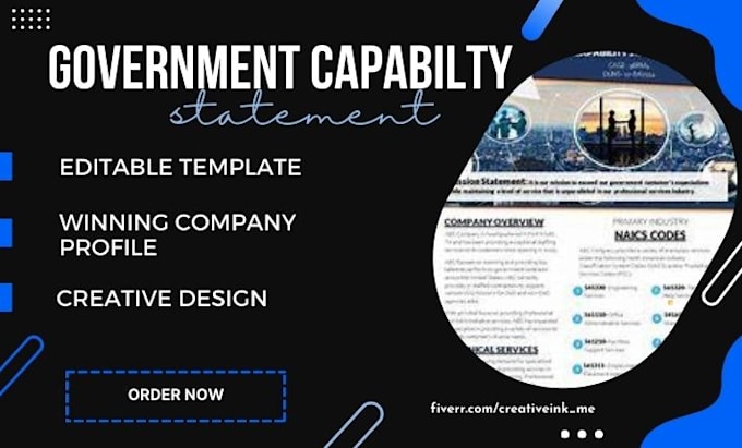 Build and design a government contract winning capability statement by ...