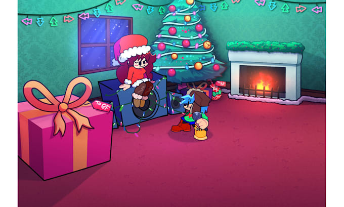 Design Fnf Sprite For Fnf Backgroud Mod Fnf Sprite Fnf Animation Fnf Mod By Tubosun112 Fiverr