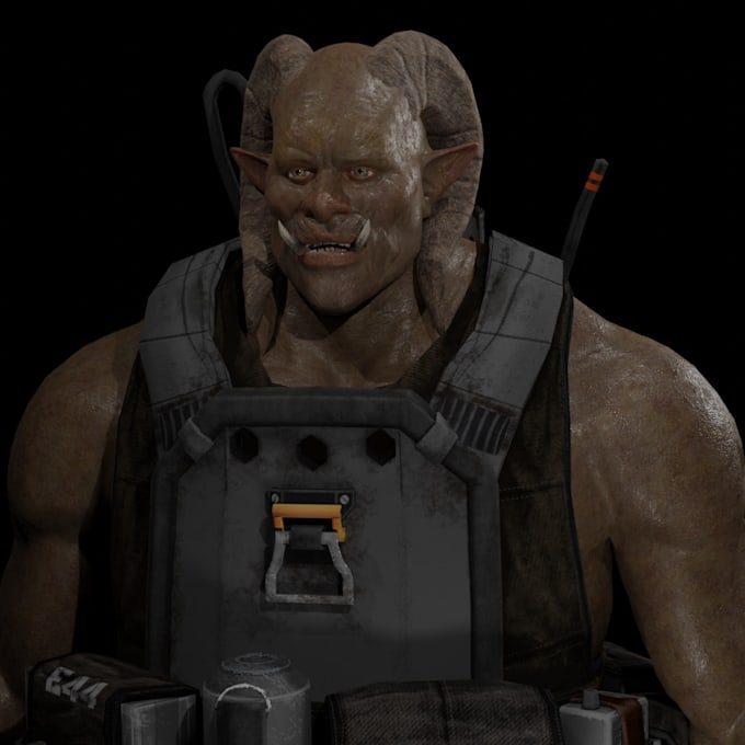 Create custom 3d game characters model by Mahwishgill99 | Fiverr