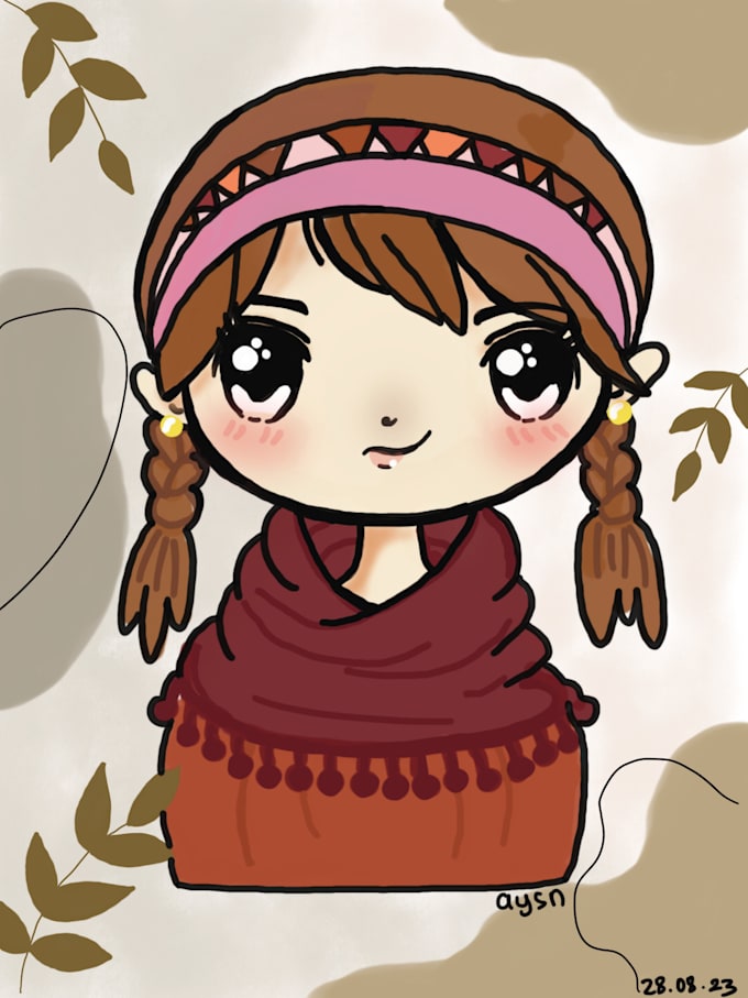 Draw cartoon and freestyle drawing by Aysn15 | Fiverr