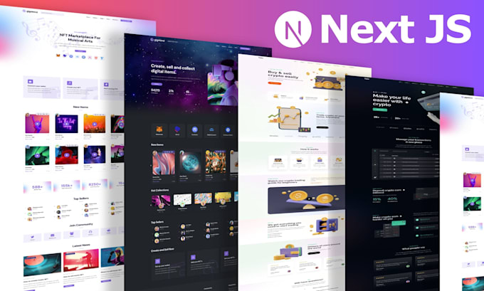 Be Your Professional Front End Developer In React Js Or Next Js By