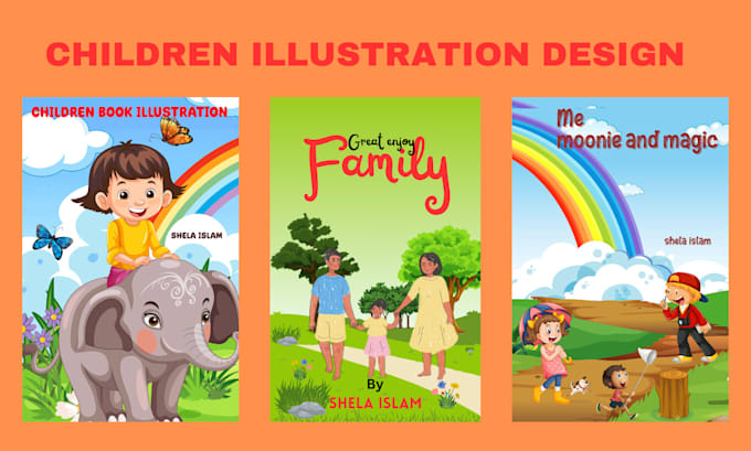 Create awesome children storybook illustration by Shela_design | Fiverr