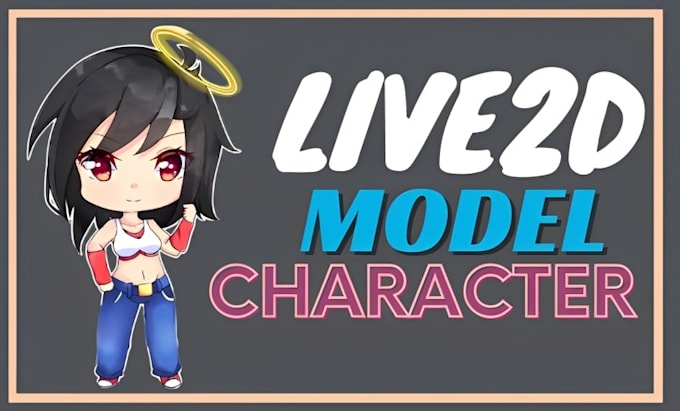 Draw chibi live2d vtuber model anime model rigging for streamer twitch ...