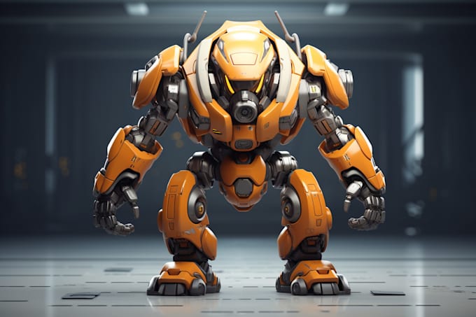 Design a unique and eye catching mecha character by Sonetow | Fiverr