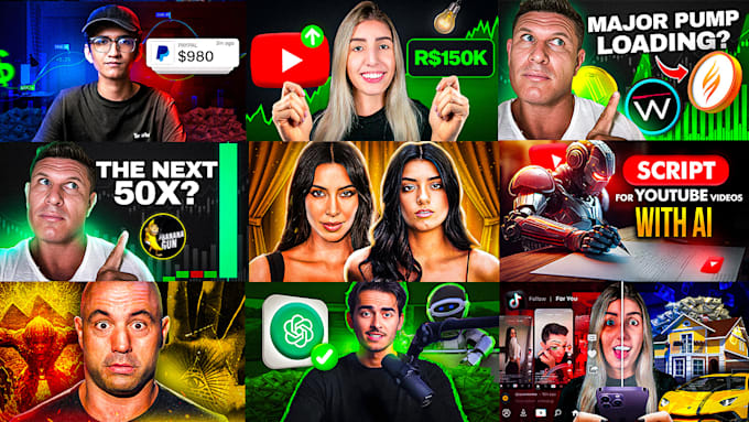 Design attractive eye catchy youtube thumbnail by Imran_bhuiya | Fiverr