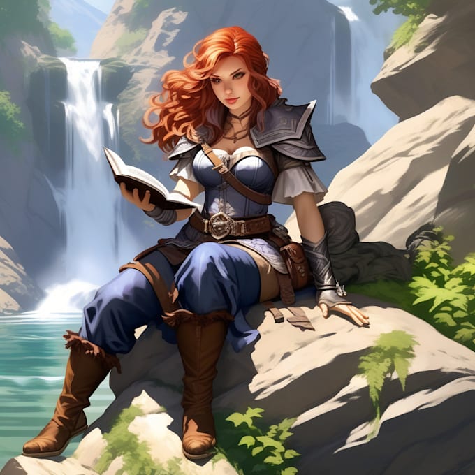 Do fantasy character concept art, dnd character art by Phenician | Fiverr
