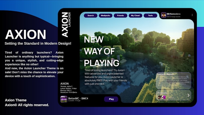 Build a custom minecraft launcher by Mpbstars | Fiverr