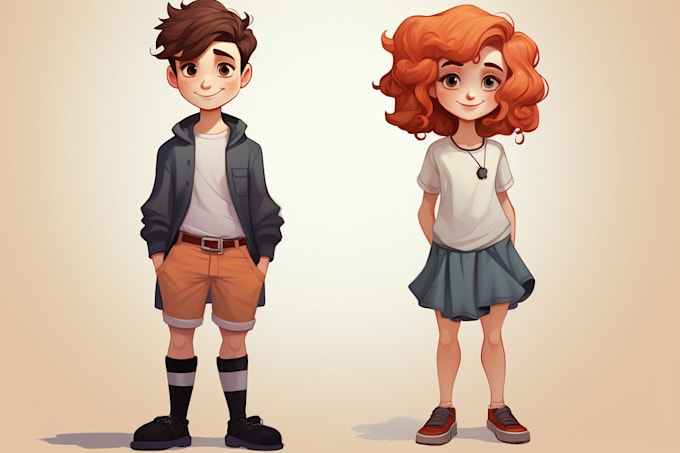 Create a custom cartoon character by Spotlessa | Fiverr