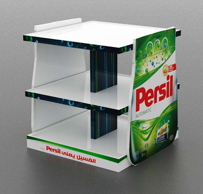 Do product display counter, posm items and retail stand by Aby_lab | Fiverr