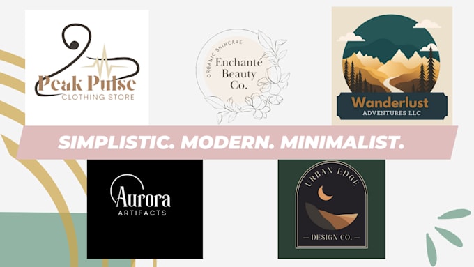 Create a simplistic, modern, minimalist branded logo by Erika_sue | Fiverr