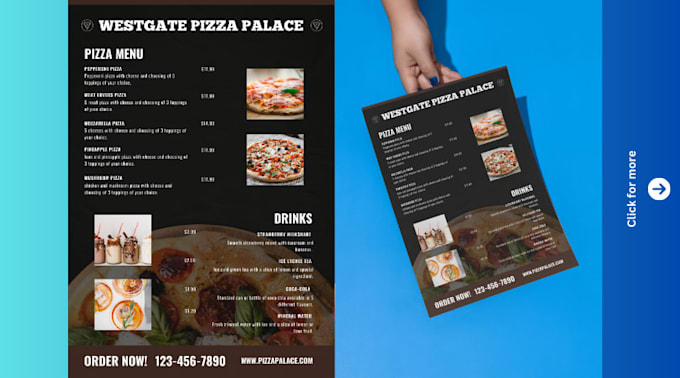 Create eye catching menus and price lists in 24 hours by ...