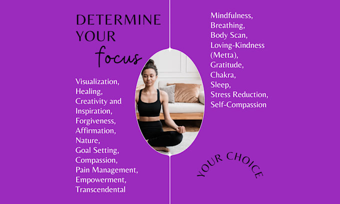 Custom write bespoke meditation script by Selfcarekaren | Fiverr