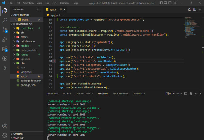 Create rest api using node js,express js and mongodb by Barhoussam | Fiverr Create rest api using node js,express js and mongodb by Barhoussam | Fiverr