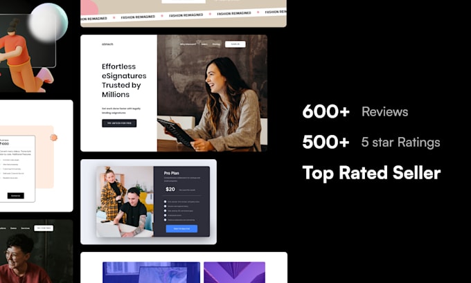 Design a beautiful responsive landing page website designs by ...