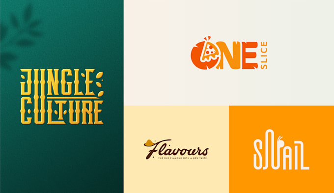 Design wordmark text based typography logo design by Mountdesign | Fiverr