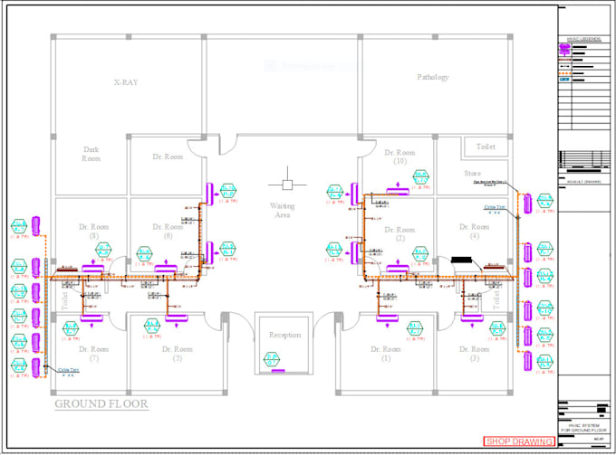 Draw your hvac, electrical, plumbing plans, mep shop drawings by Mmustafaz | Fiverr