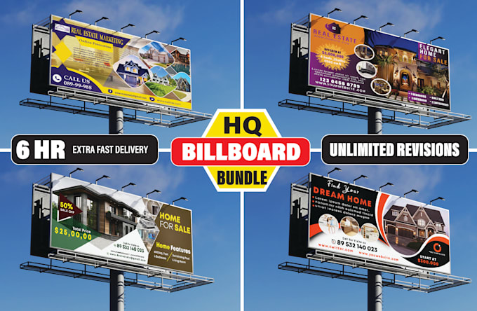 Design outstanding billboard ,yard sign ,signage ,backdrops or indoor ...
