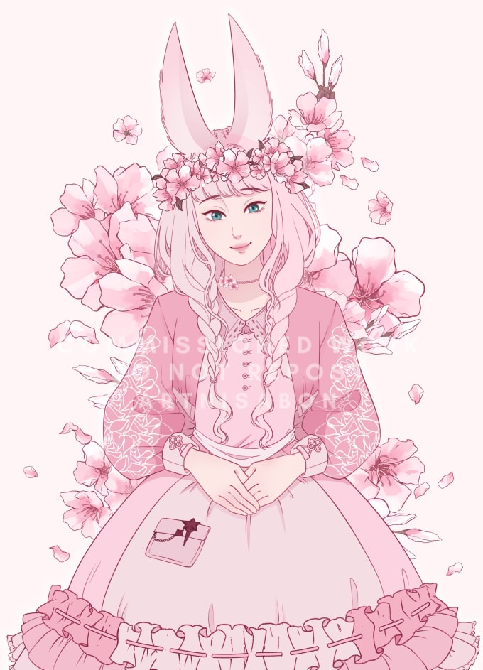 Draw Your Ocs And Characters By Artnisabon Fiverr
