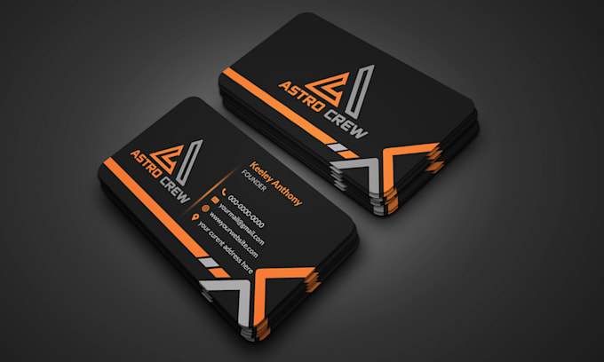 Design digital business card, visiting card for your brand identity by ...
