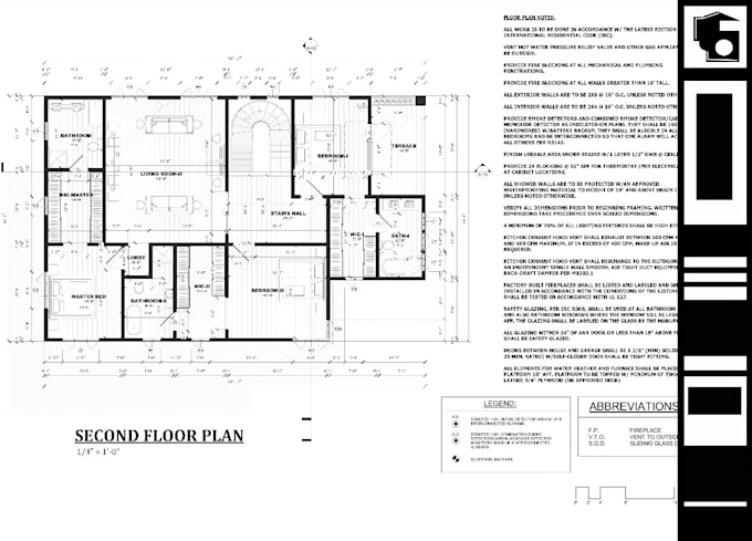 Design floor plan architectural drawings for city permit by ...