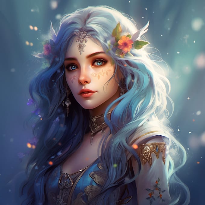 Draw fantasy anime character design by Xoukseceo | Fiverr