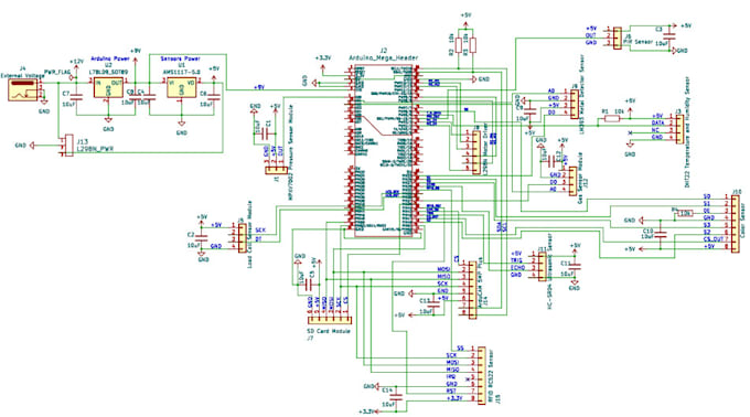 Design pcb board circuit design schematic using altium, easyeda by Muneebazhar613 | Fiverr