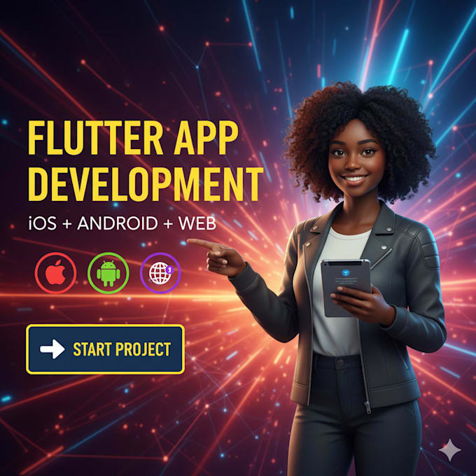 Do mobile app development in flutter by Usamasohi133 | Fiverr