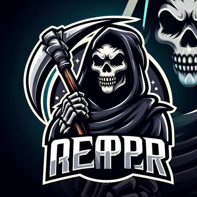 Design high quality grim reaper mascot logo for you with satisfaction ...