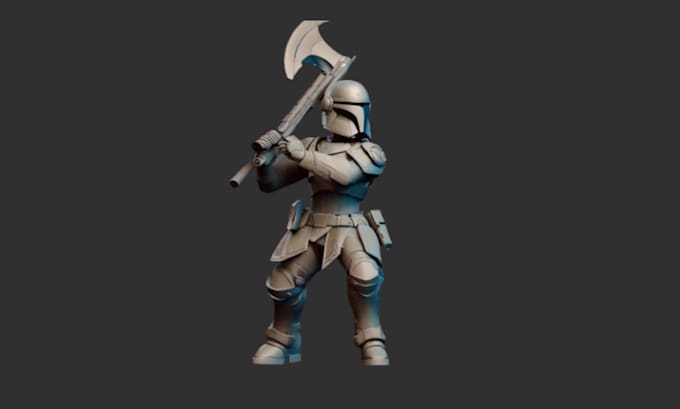 Sculpt 3d miniature model, 3d figurine, miniature, 3d character for 3d ...