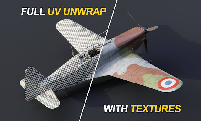 Uv unwrap and texture your 3d model by Santiparp12 | Fiverr